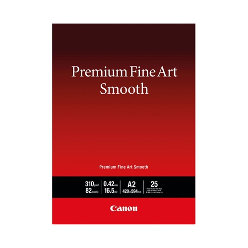 Canon Premium Fine Art Paper FA-SM2 Smooth A2 (Pack of 25) 1711C006 ...