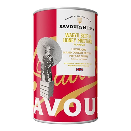 Buy Savoursmiths Crisps Wagyu Beef & Honey Mustard Tin 100g [Pack of 12 ...