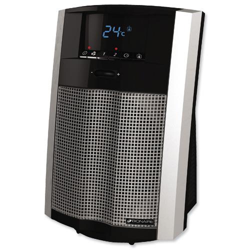 Fan Heater Digital Thermostat and Display IP21 Waterdrop Safe 24hr ...