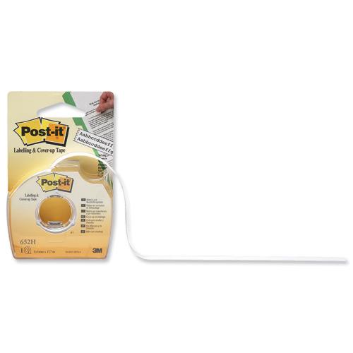 Post-it Labelling and Cover-up Tape Repositionable for 2 Lines W8.4mm ...