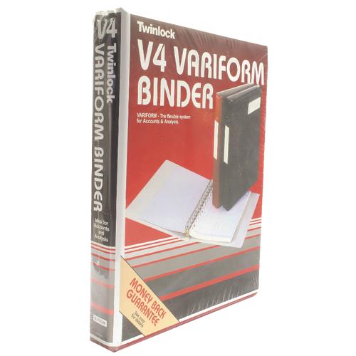 Buy Twinlock V4 Variform Binder Multiring 297x210mm Maroon Ref 75149 ...
