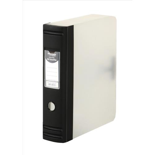 Hermes Box File Polypropylene 80mm Spine A4 Black Ref 8BA4001 - 8BA4001 ...