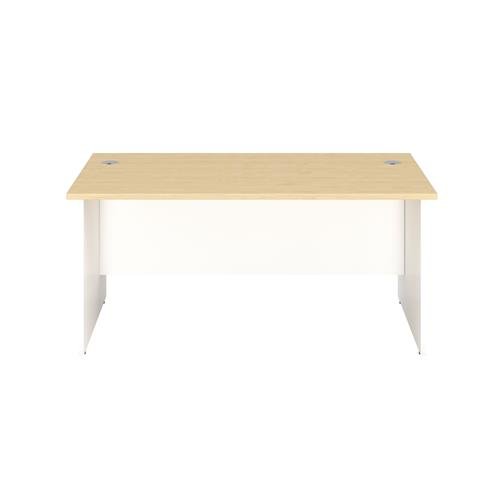 Buy One Panel 1200 Rectangular Panel Workstation White Legs - Maple Ref ...