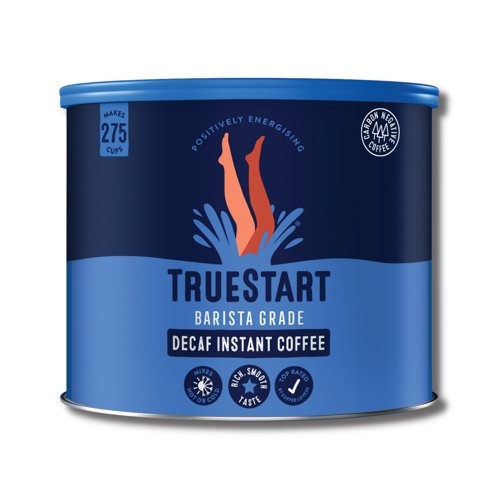 Truestart Barista Grade Decaffeinated Instant Coffee 500g HBIN500DTUB - HBIN500DTUB ...