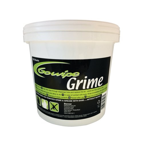 Go Wipe Grime Non-Abrasive Hand Wipes 150 Sheet Tub (4 Pack) F03 ...