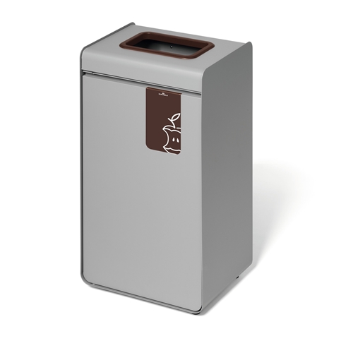 Buy Durable 55L Food Waste Bin - Sheet Steel Recycling Separation Bin ...
