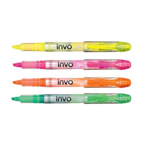 Invo Liquid Ink Highlighter Chisel Tip 1-3mm Line Assorted Ref ...