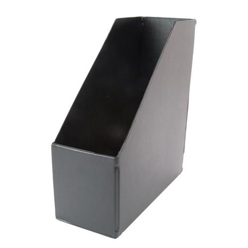 Buy Magazine Rack File Plastic Jumbo 110mm Black A4 [Pack 5 ...