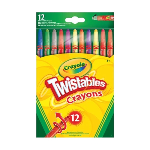 12 Crayola Twistable Coloured Crayons (Pack of 6) 52-8530-E-000 - 52 ...