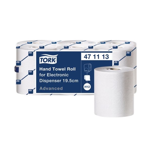 Tork Electronic White 2-Ply Hand Towel Roll 195mm Wide Sheet (Pack of 6 ...