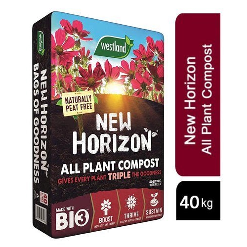 Buy New Horizon All Plant Peat Free Compost by Westland 40 Litre ...