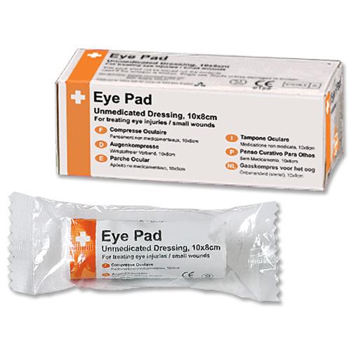 Safety First-Aid Propax Eye Pad Dressing and Bandage Sterile 8x3cm Ref ...