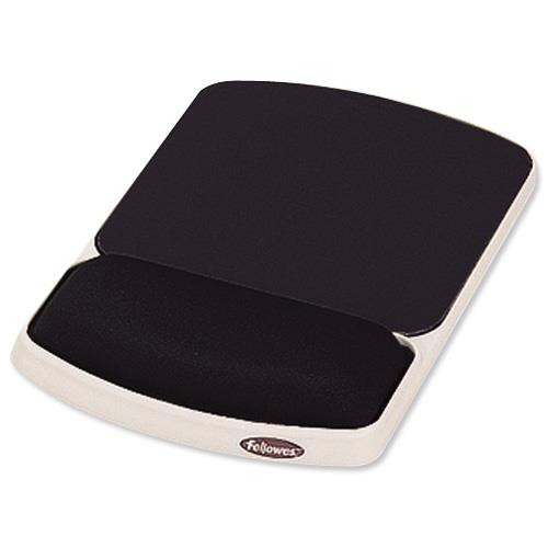 Buy Fellowes Premium Gel Mousepad Wrist Support Graphite Ref 91741 ...