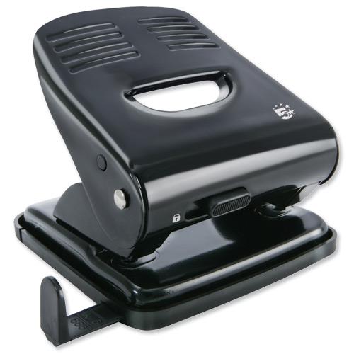 5 Star Office Punch 2-Hole Metal with Plastic Base Capacity 30x80gsm ...