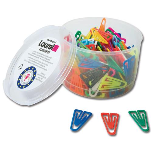 Laurel Plastic Paperclips 25mm Assorted Colours Ref 126011399 - Pack ...
