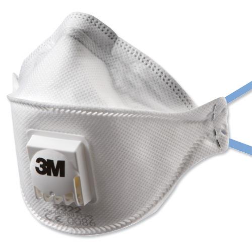 3M Comfort Plus FFP2 Valved Respirator Ref 9322A - Pack 10 - 9322A ...