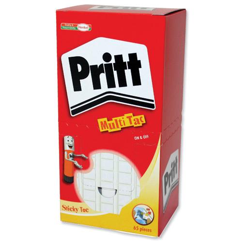Pritt Sticky Tac Mastic Adhesive Non-staining White Ref 1563151 - Pack ...