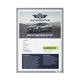 Durable Static Cling UV Info Pocket Signage for Glass - 5 Pack - A4 ...