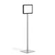 Durable INFO STAND BASIC Aluminium Display Panel Info Floor Sign A4 - 1 ...
