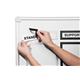 Durable DURAFRAME TOP Magnetic Signage Title Frame for A4 - 5 Pack ...