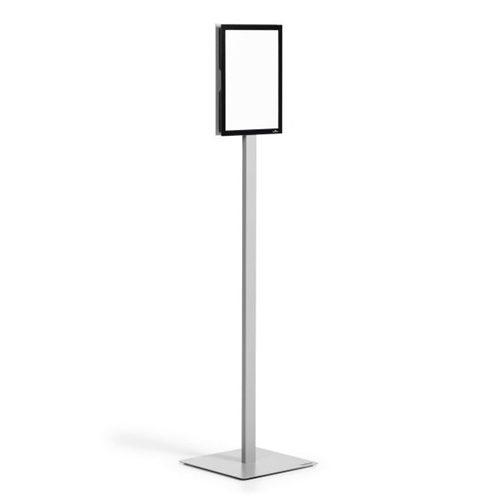 Durable INFO STAND BASIC Aluminium Display Panel Info Floor Sign A4 - 1 ...