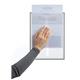 Durable Static Cling UV Info Pocket Signage for Glass - A4 Grey ...