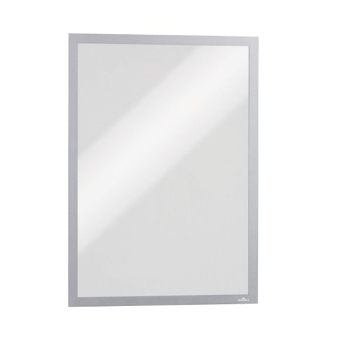 Durable DURAFRAME Magnetic Signage Frame for Metal - 5 Pack - A3 Silver ...