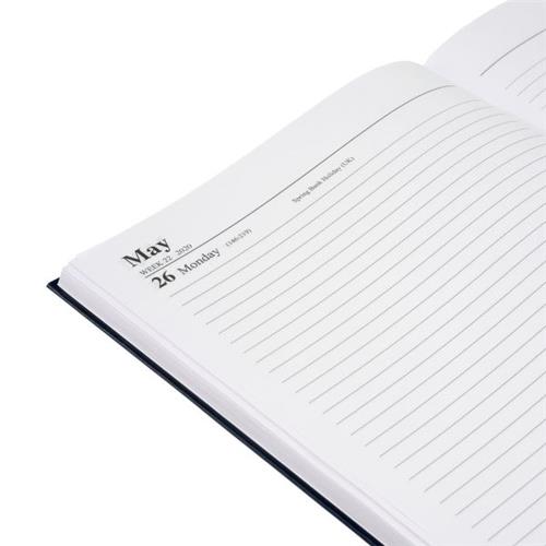 5 Star Office 2020 Diary Day to Page Casebound and Sewn Vinyl Coated ...