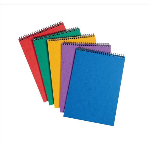 Notepad Headbound Ruled 90gsm 120 Pages A4 Assorted A [Pack 10] - 7269 ...