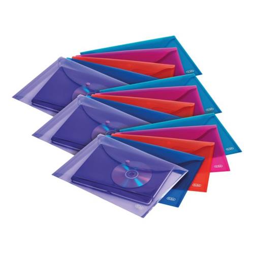 Elba Snap Wallet Polypropylene A4 Assorted (Pack of 5) 3 For 2 BX810446 ...