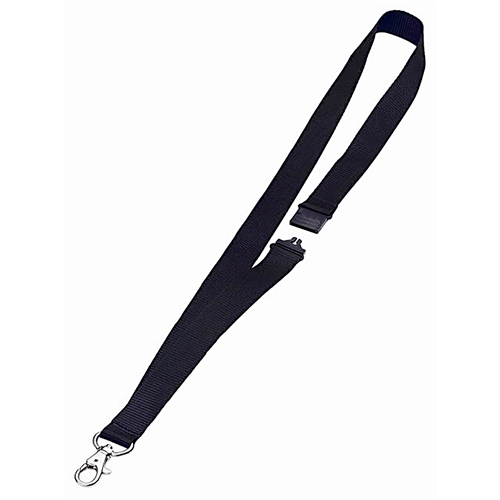 Classmates Textile Lanyard with Safety Release, Black, 20x440mm [Pack ...
