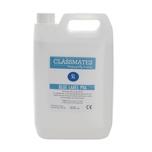 Classmates PVA Blue Label Glue, 5L - Don Ruffles Ltd