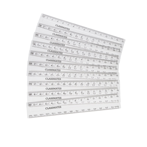 Classmates Transparent Rulers 150mm [Pack of 100] - 41111604 ...