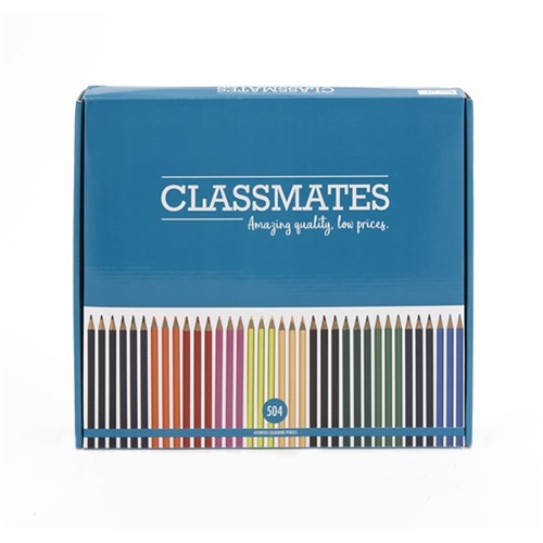 Classmates Colouring Pencils, Assorted Colours [Pack of 504] - 44121707 ...