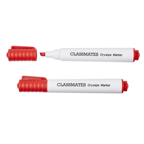 Classmates Chisel Tip Whiteboard Marker, Red [Pack of 10] - 44121708 ...
