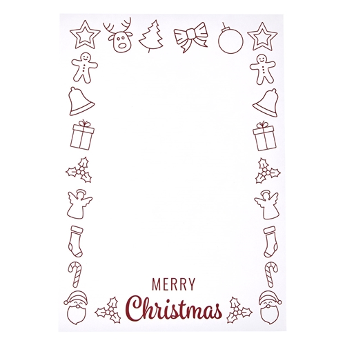 Classmates Merry Christmas Cards, A4, 160gsm [Pack of 50] - Office ...