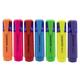 Classmates Highlighters, 5mm Chisel Tip, 7 Assorted Colours [Pack of 48 ...