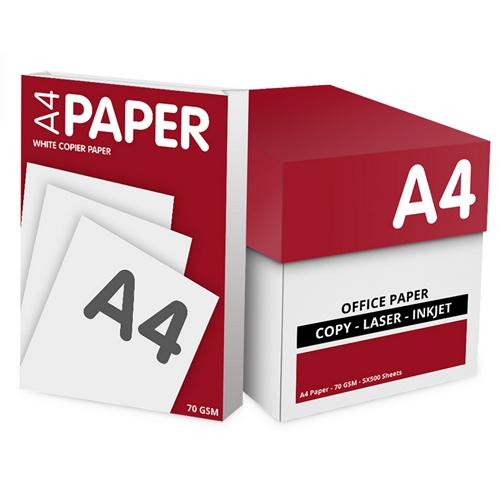 Buy A4 White Copy Paper Ream Wrapped Box Of 5 X 500 Sheets Pack Of