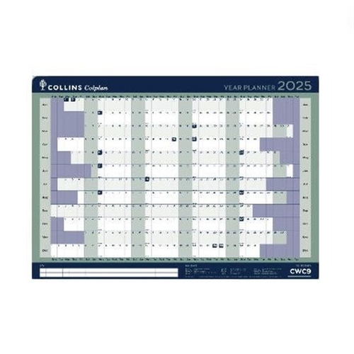 Collins Colplan 2025 A1 Year Wall Planner CWC9-25 - 821361 - 821361 ...