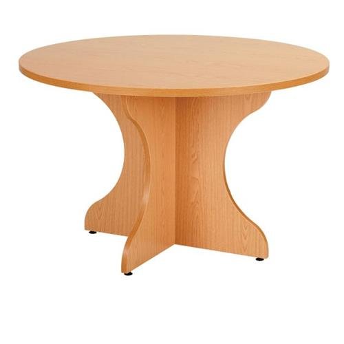 Workmode Circular 1200mm Meeting Table with Gullwing Legs - Beech Ref ...