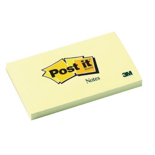 Post-it Notes 76x127mm Canary Yellow (Pack of 12) 655Y - 655861 ...