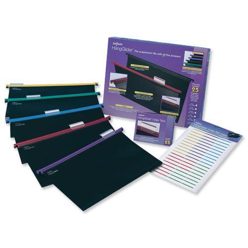 Buy Snopake HangGlider Suspension Files Polypropylene Foolscap Assorted ...
