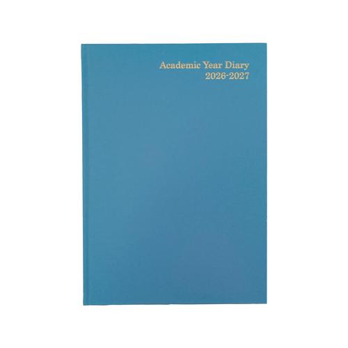 Buy Academic Diary Week To View A4 Sky Blue 2026-2027 FS669168 ...