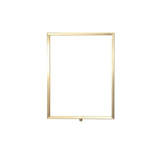 Buy 5 Star Standard Vertical A3 Sign Frame Polished Brass for Rope ...